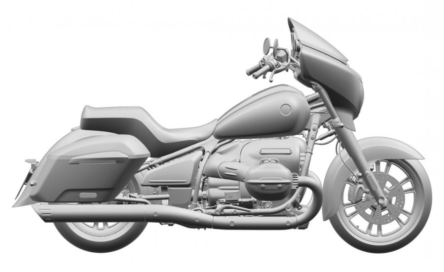 BMW registra mais uma da versão da custom R18: é uma bagger chamada ...